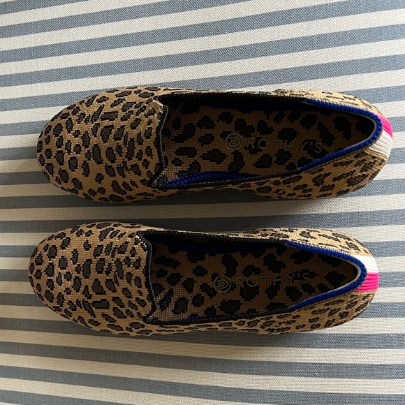 Rothy's | Shoes | Girls Leopard Print Rothys Loafers | Poshmark
